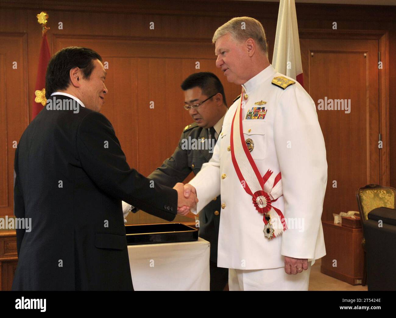 CNO, Foreign military, Japan, JMSDF, people, vip Stock Photo - Alamy