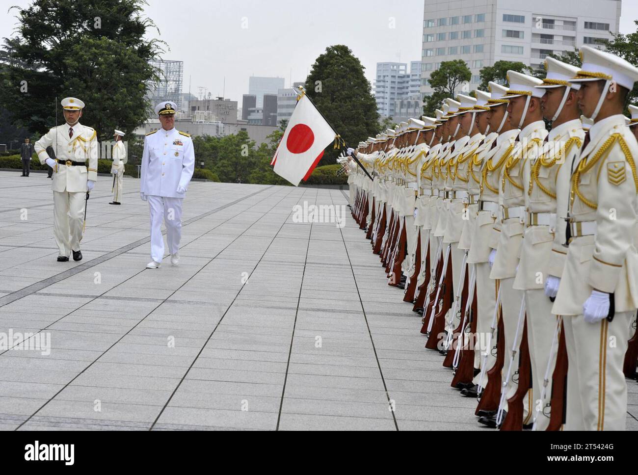 CNO, Foreign military, Japan, JMSDF, people, vip Stock Photo - Alamy