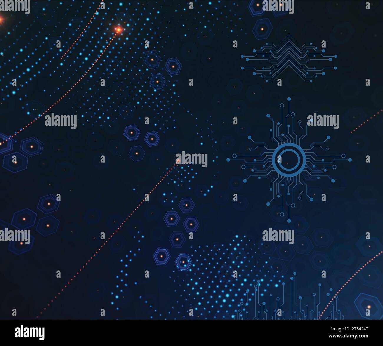 Technology background futuristic ai Royalty Free Vector Stock Vector ...