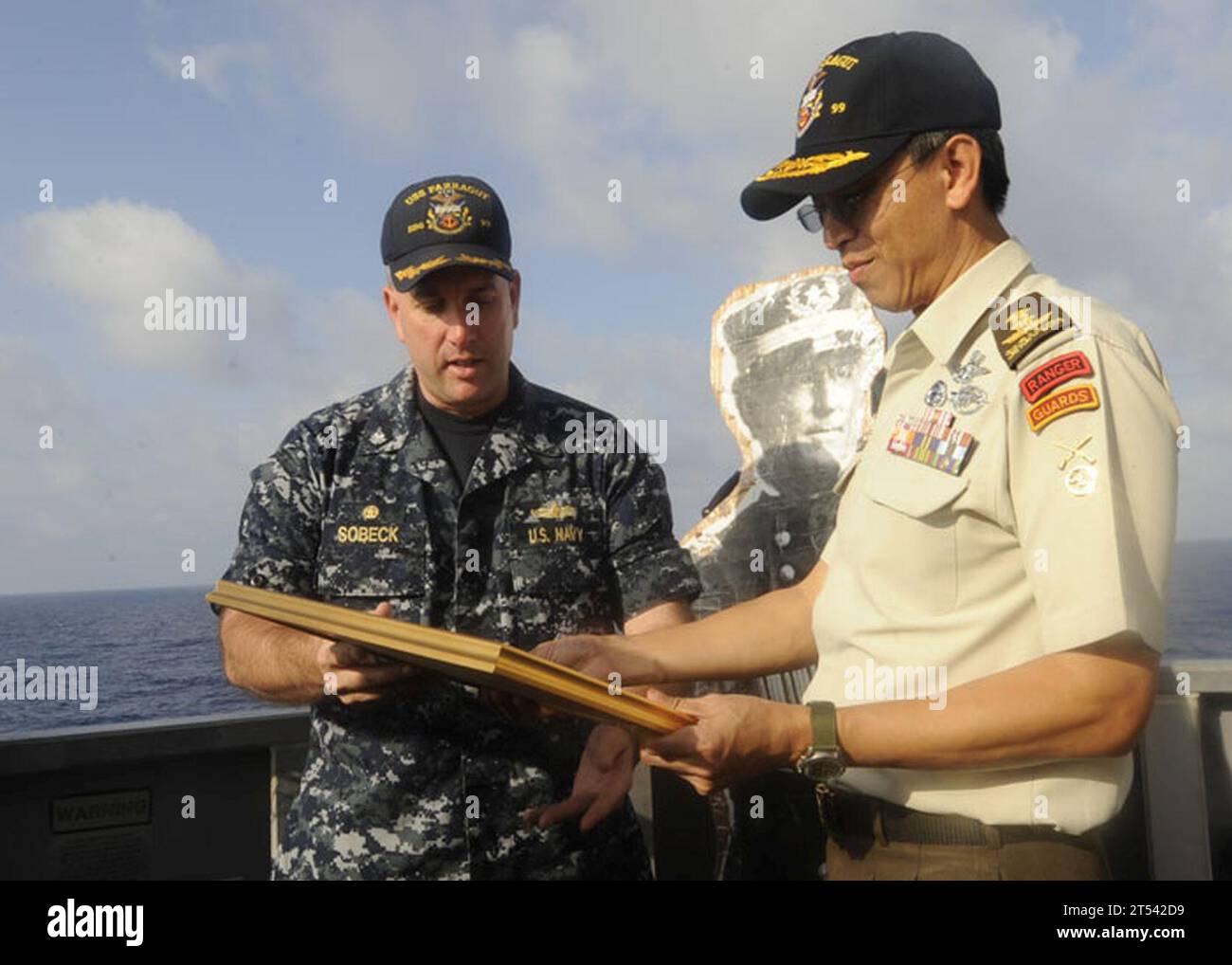 CO, Combined Task Force 151, Gulf of Aden, picture of Adm. Farragut, U ...