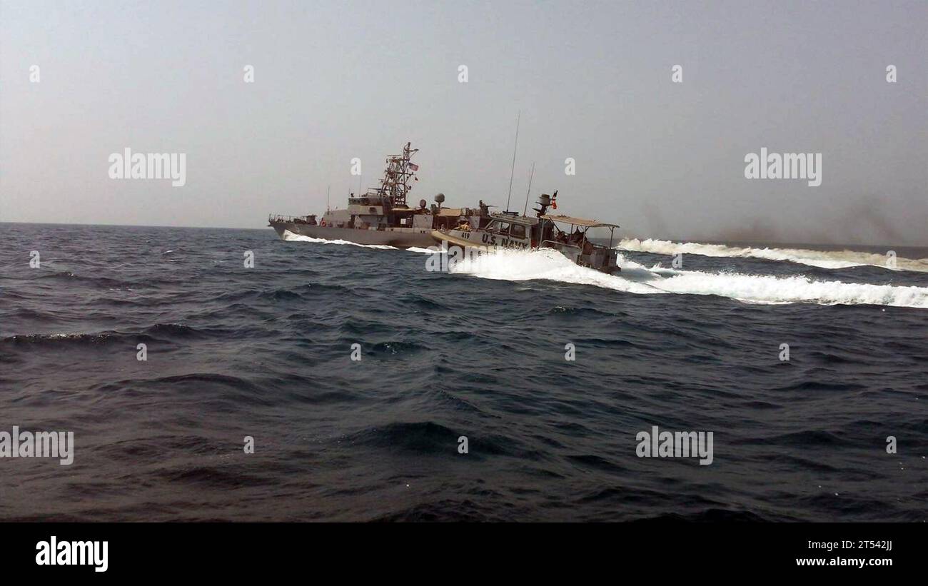 coastal patrol ship, Maritime Expeditionary Security Squadron (MESRON) 2, USS Typhoon (PC 5 ...