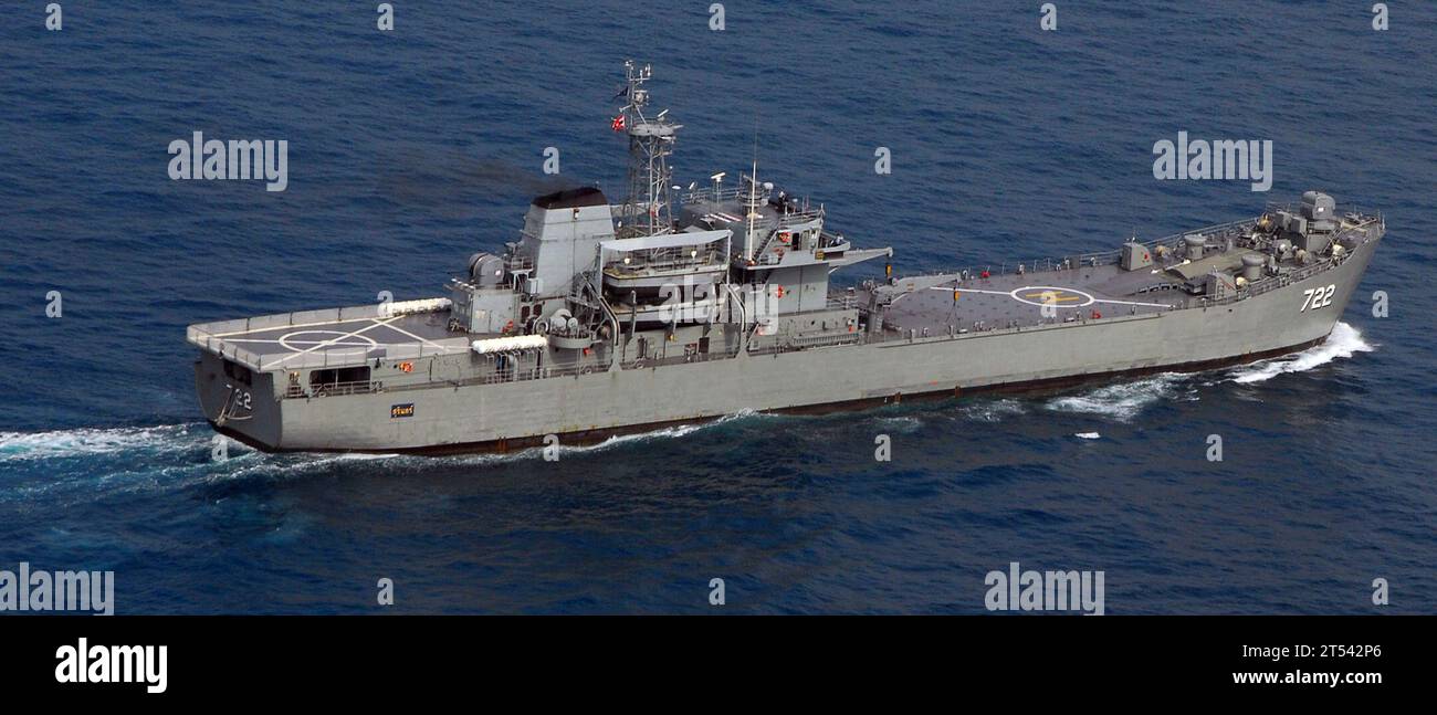 Cobra Gold 2011, Foreign military, gulf of thailand, HTMS Surin (LST ...
