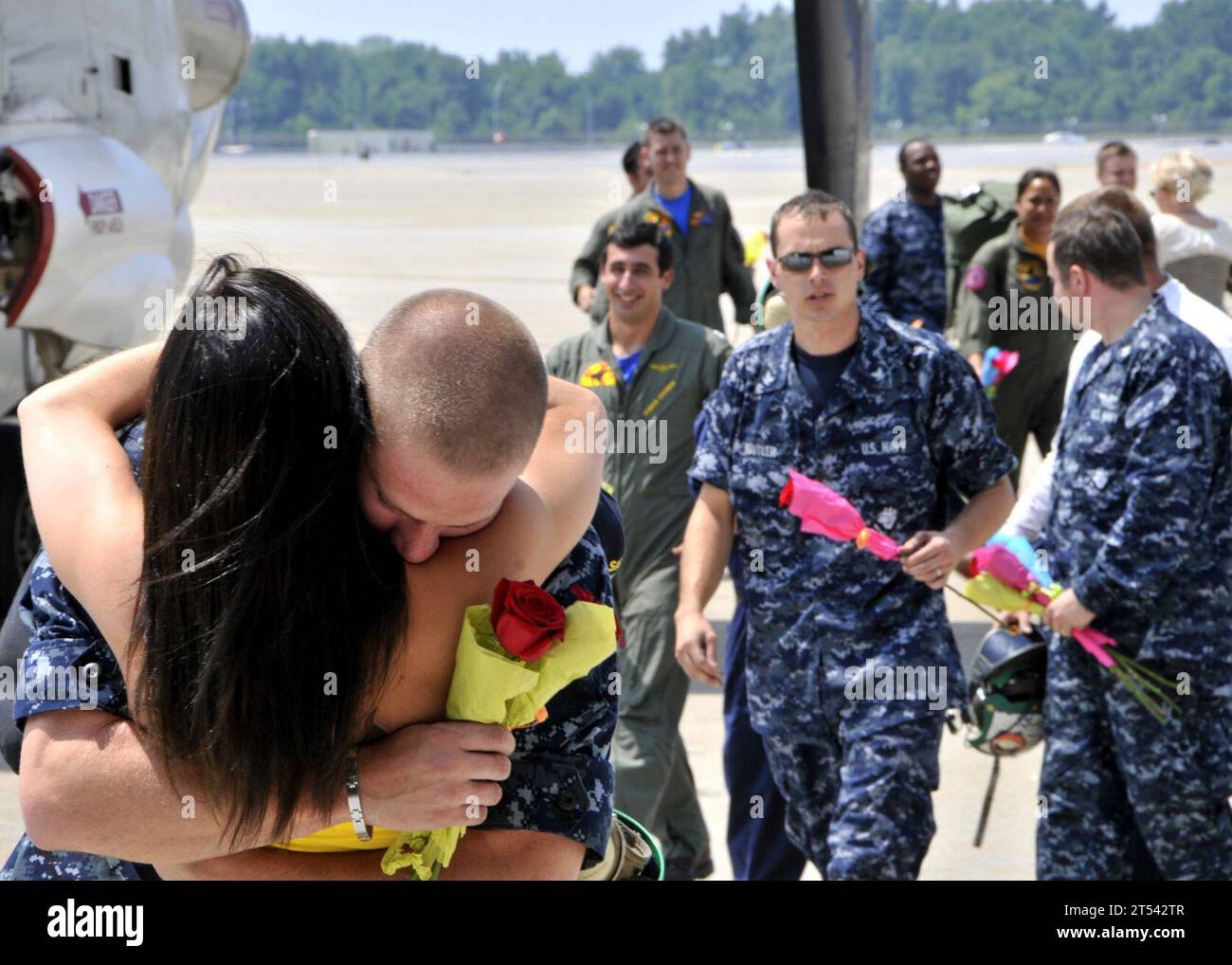 COD, family, Homecoming, mail, people, rawhides, VRC-40 Stock Photo - Alamy