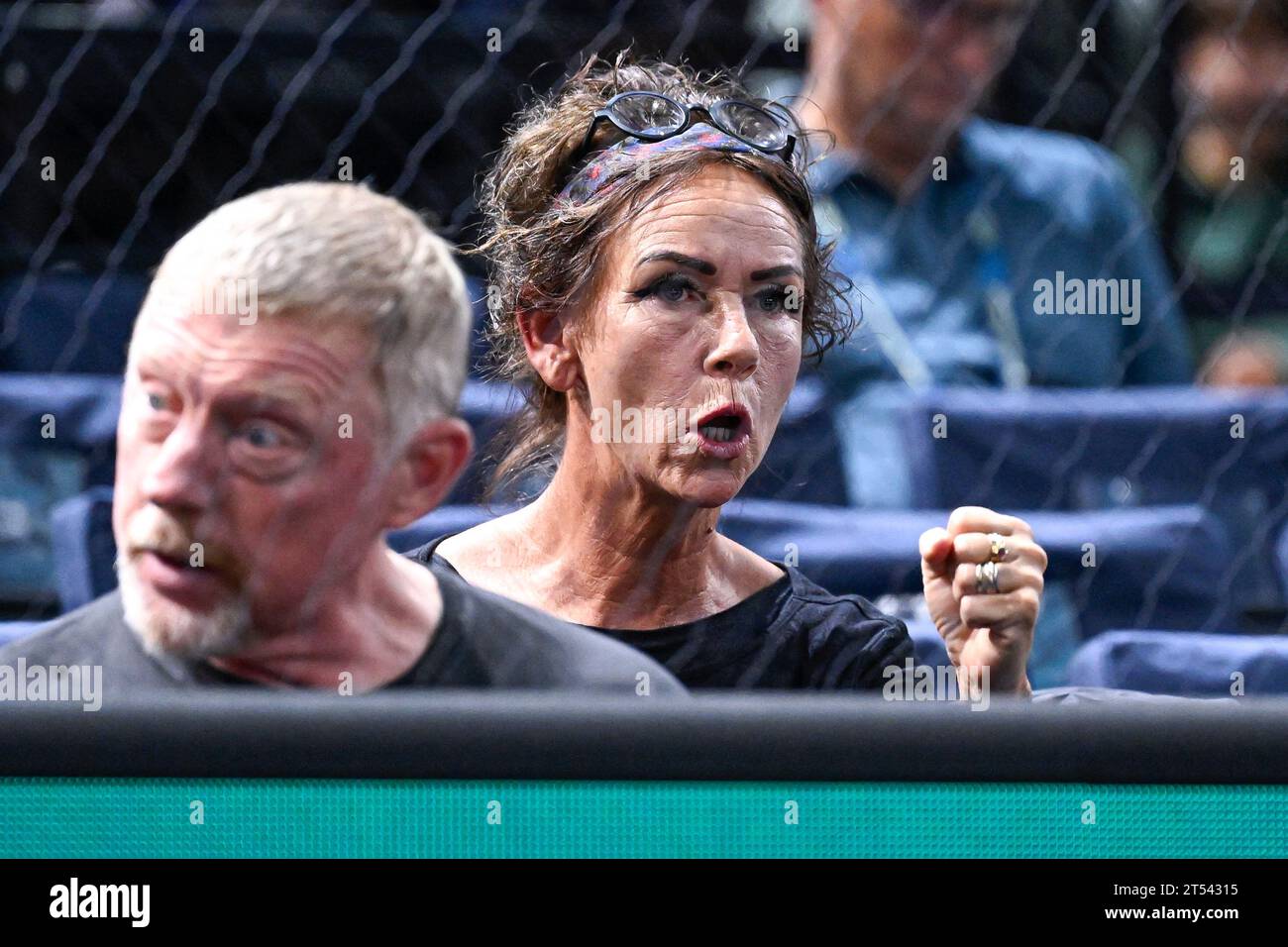 Paris, France. 02nd Nov, 2023. Boris Becker coach of Holger Rune and ...
