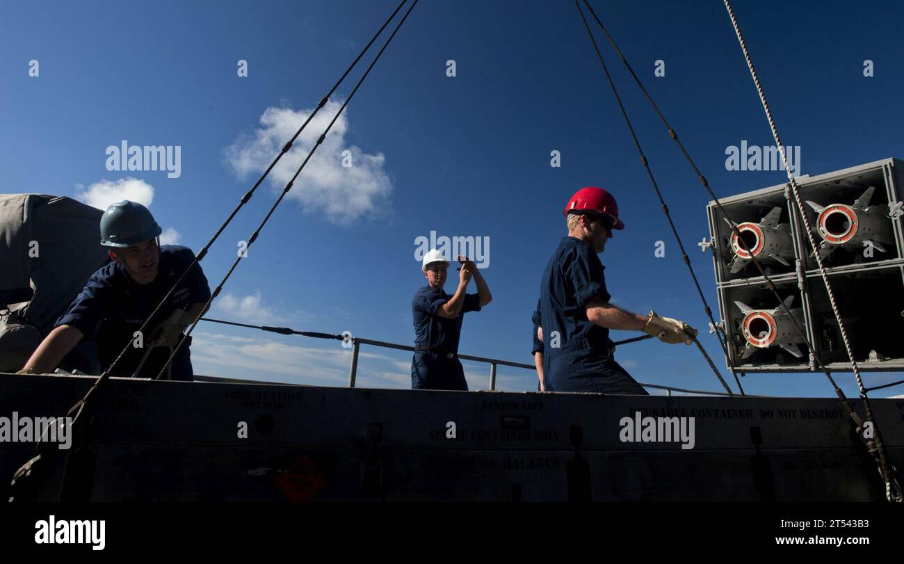 combat systems department, ordnance evolution, Pacific Ocean, RIM-162D ...
