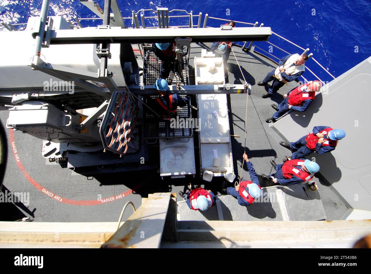 combat systems department, load, nuclear-powered aircraft carrier USS ...
