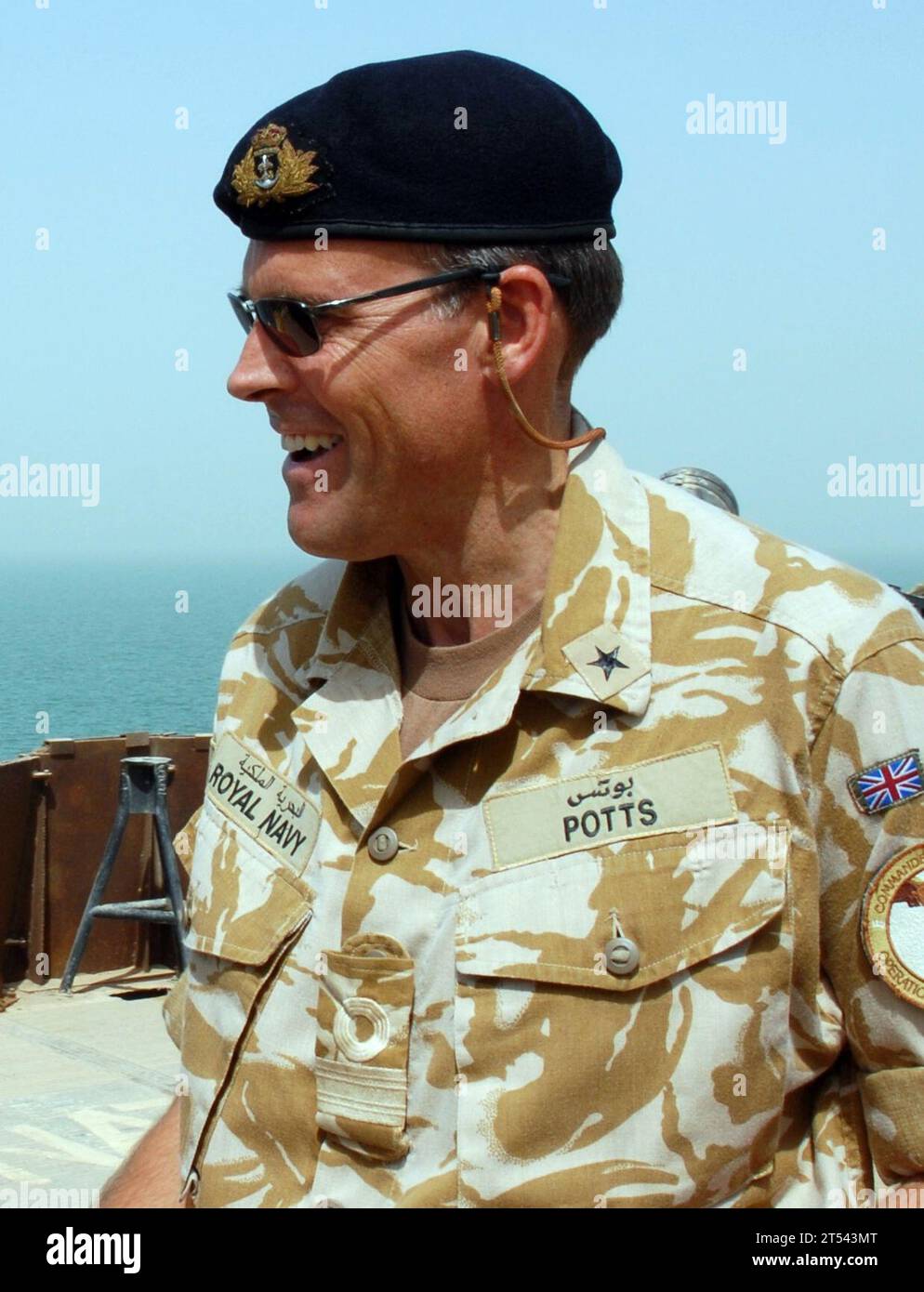 Combined Task Force One Five Eight (CTF) 158, Royal Navy Commodore ...