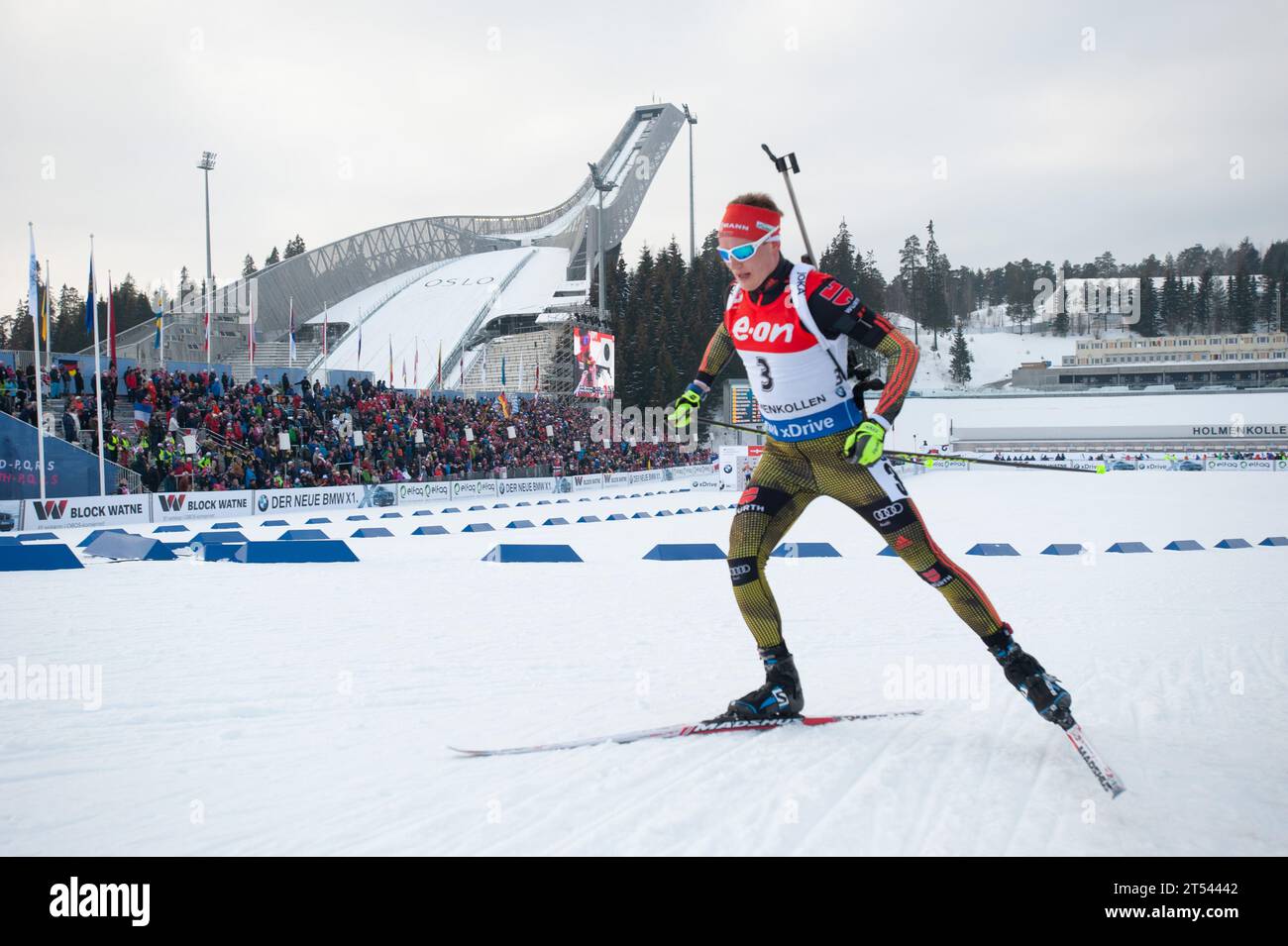 Benedikt Doll Aktion 20 km der Herren IBU World Championships Biathlon ...