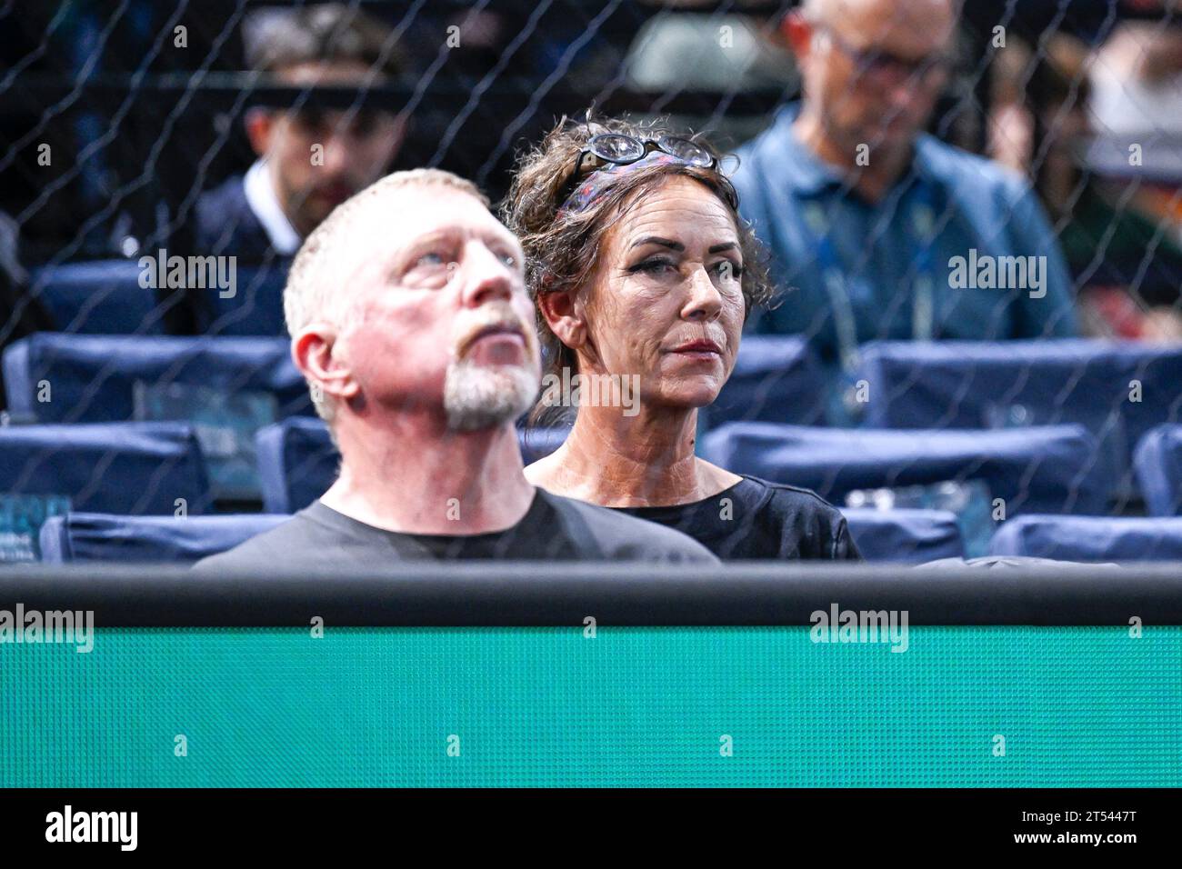 Paris, France. 01st Nov, 2023. Boris Becker coach of Holger Rune and ...