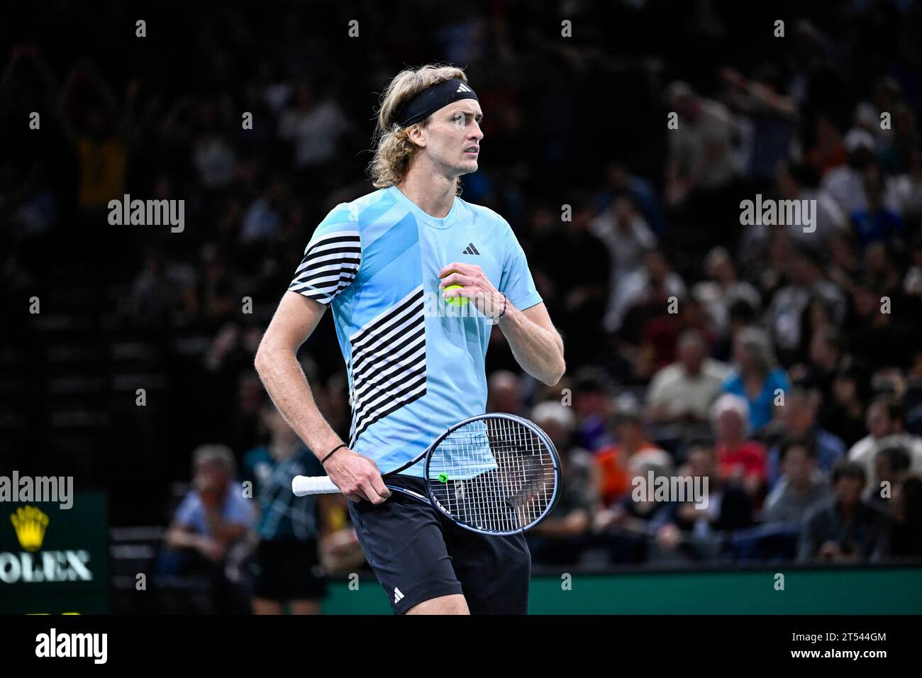 Paris, France. 01st Nov, 2023. Sascha Alexander Zverev during the Rolex ...