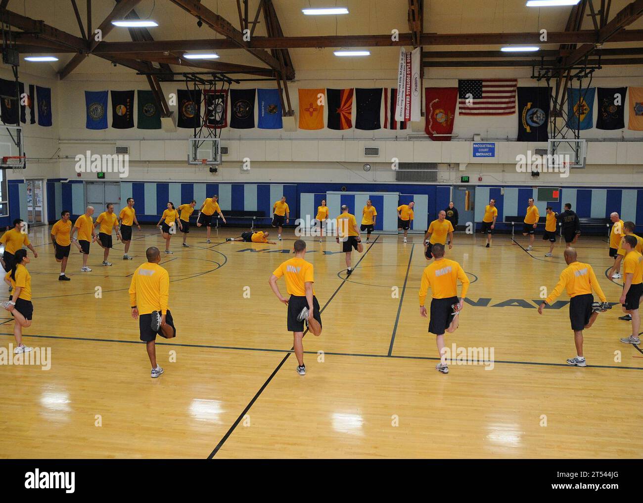 command fitness leader course, exercise, gym, Naval Air Station Whidbey ...