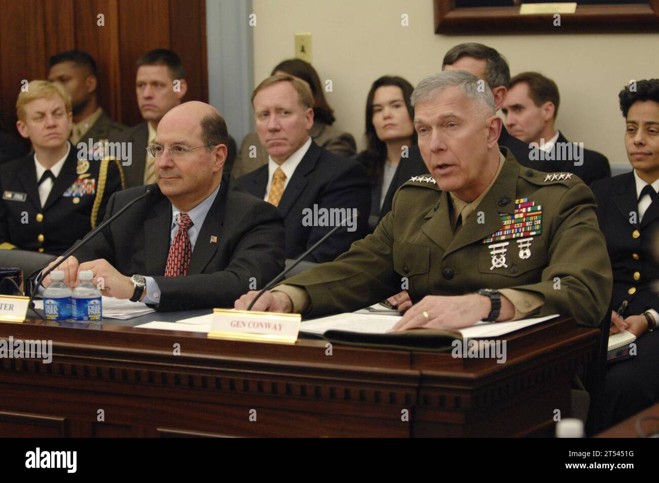 Commandant of the Marine Corps (CMC) Gen. James T. Conway Stock Photo ...