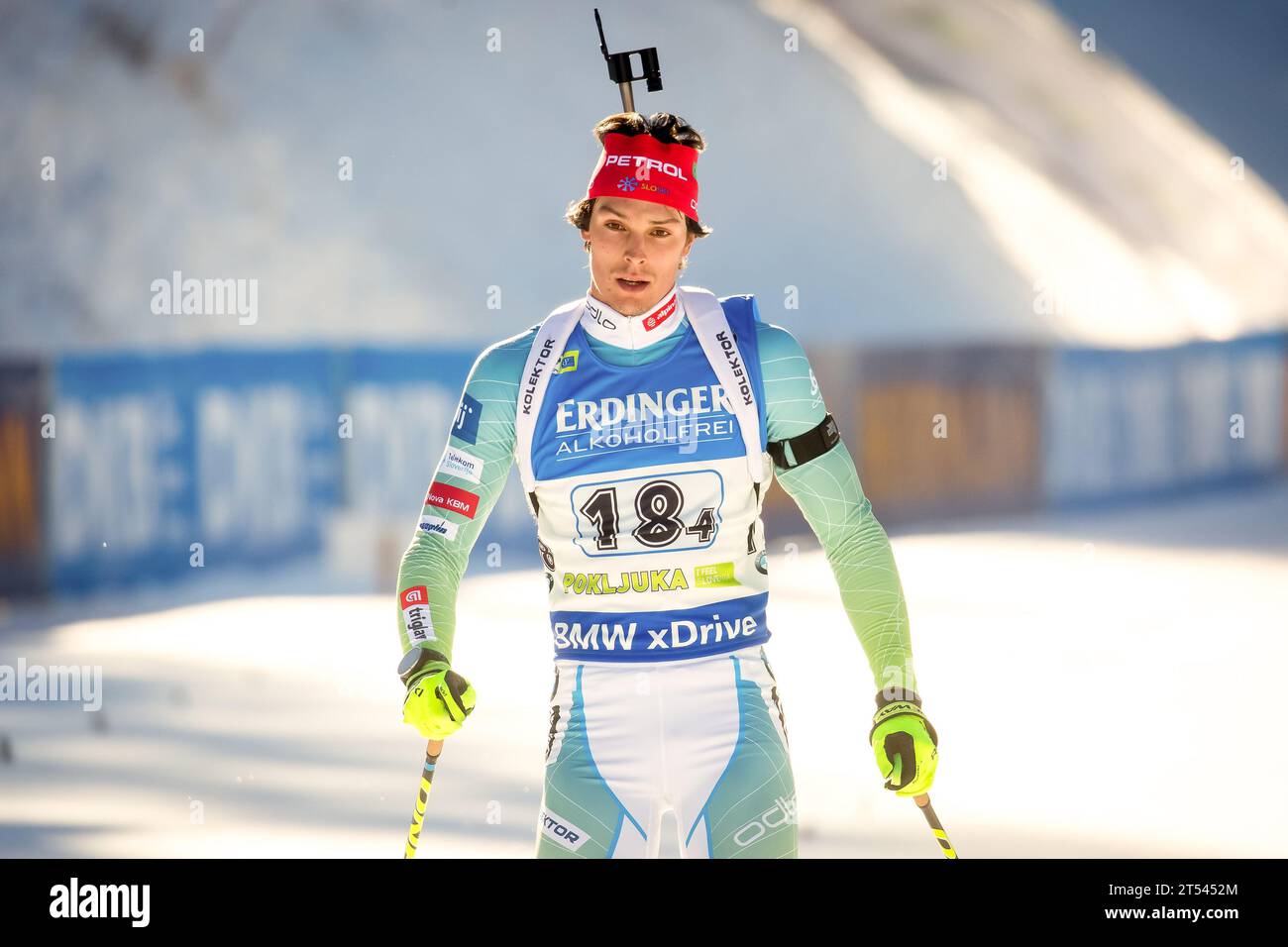 Rok Trsan (SLO) Biathlon Welt Cup 4 X 7,5 KM Staffel der Herren in ...