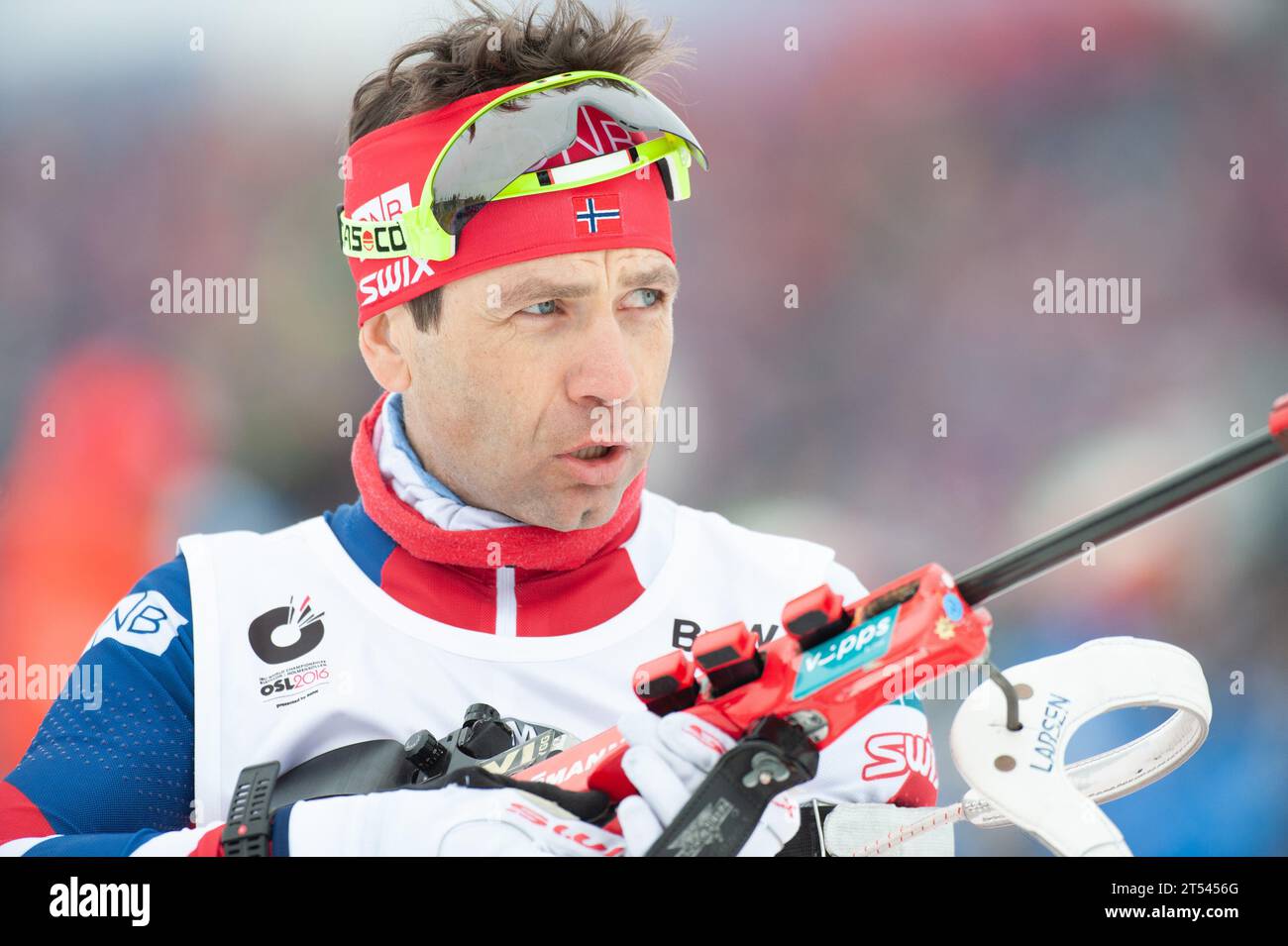 Ole Einar BJOERNDALEN, NOR Aktion IBU World Championships Biathlon 4 X ...