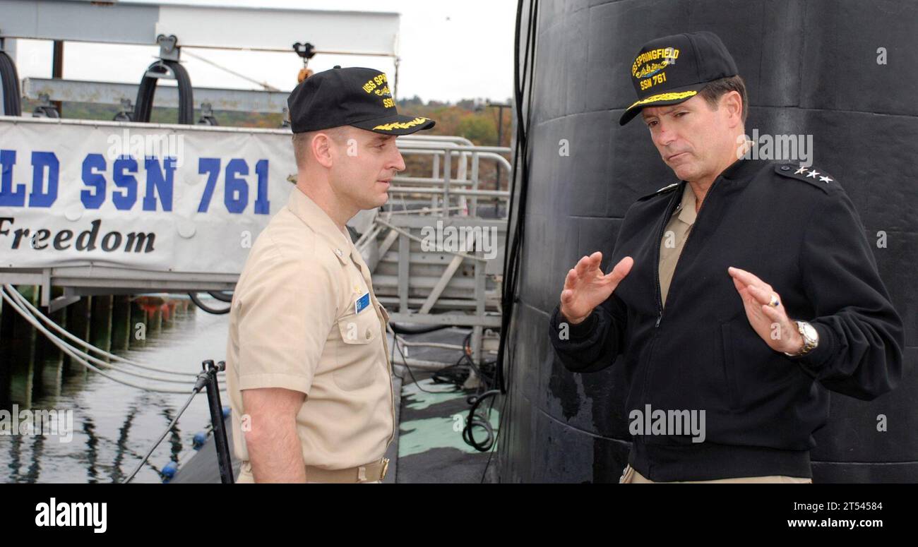Commander Submarine Force, commanding officer, Conn., groton, Los ...