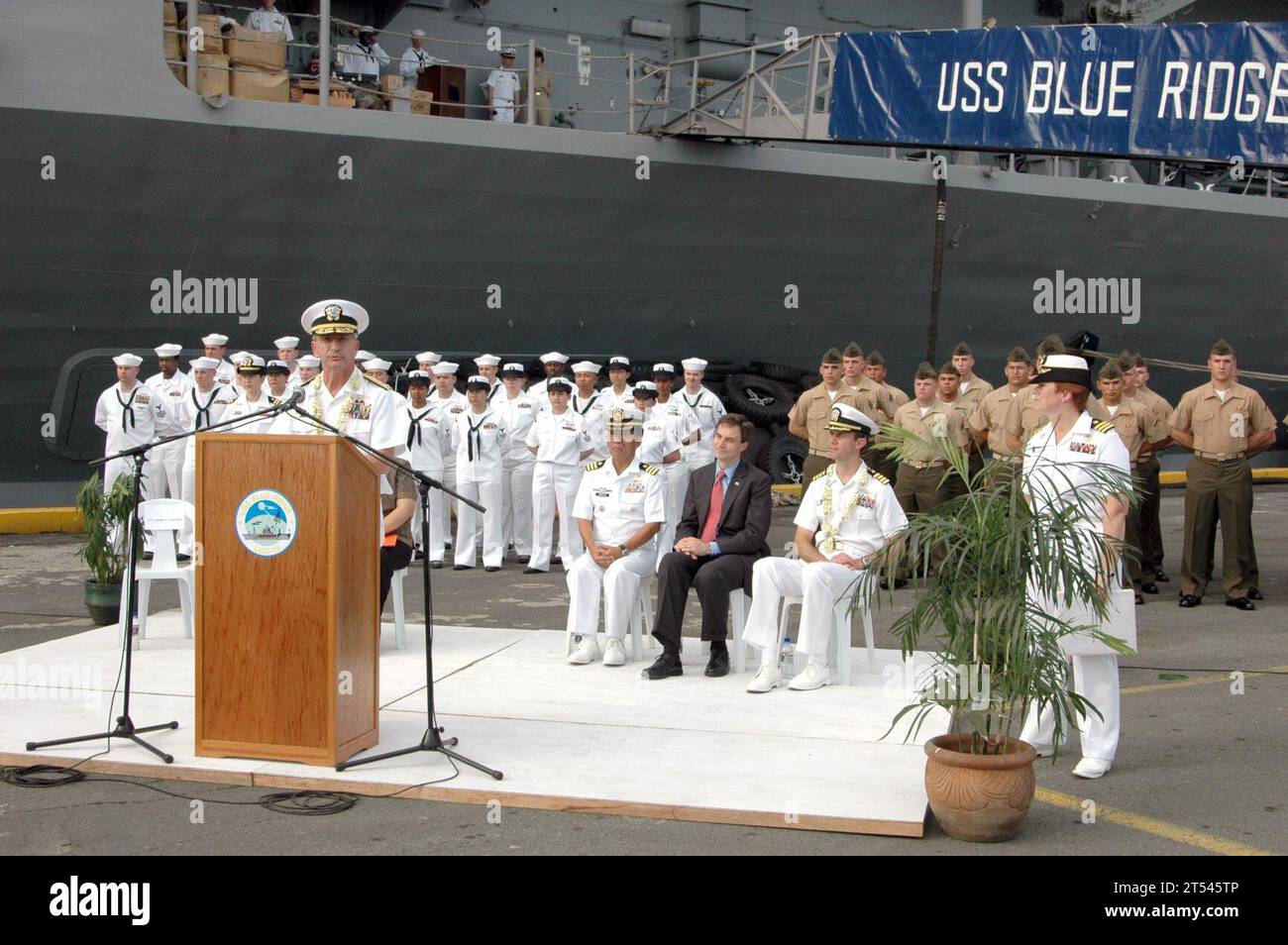 Commander, U.S. 7th Fleet, U.S. NavyХs Project Handclasp, Vice Adm ...