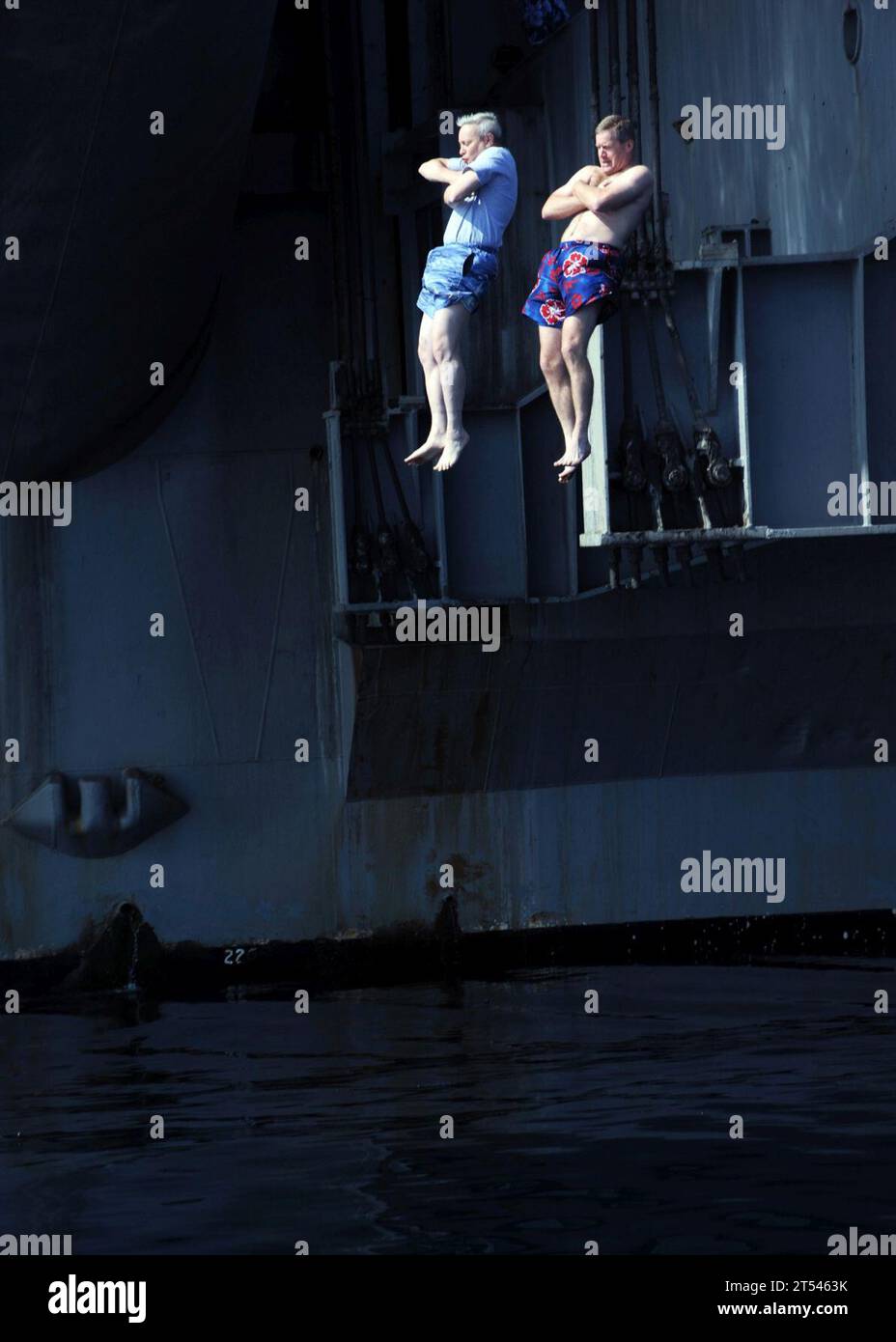 commanding officer, Sailors, swimming Stock Photo - Alamy