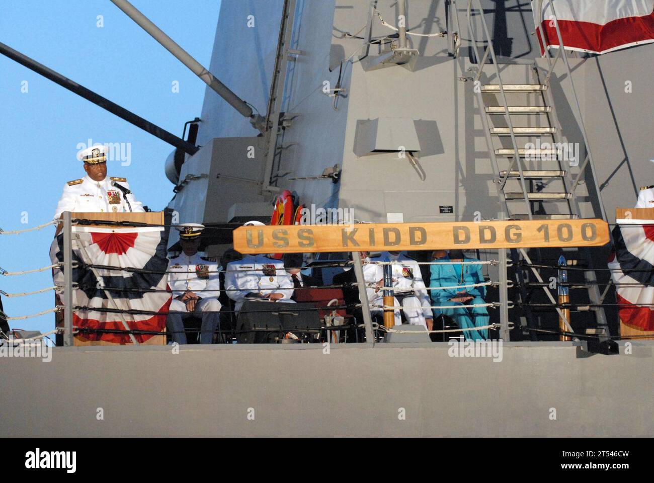 commissioning ceremony, USS Kidd (DDG 100 Stock Photo - Alamy