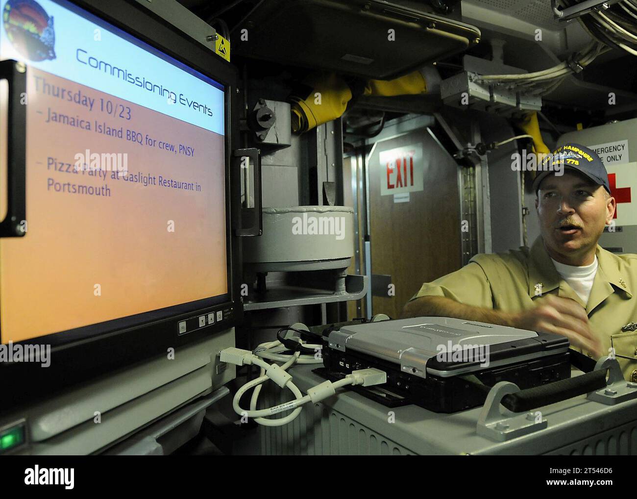 commissioning, Pre-commissioning Unit, sub, Submarine Stock Photo - Alamy