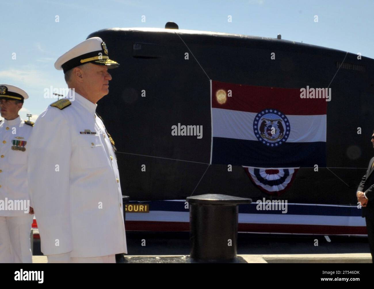 commissioning ceremony, Naval Submarine Base New London, navy, U.S ...