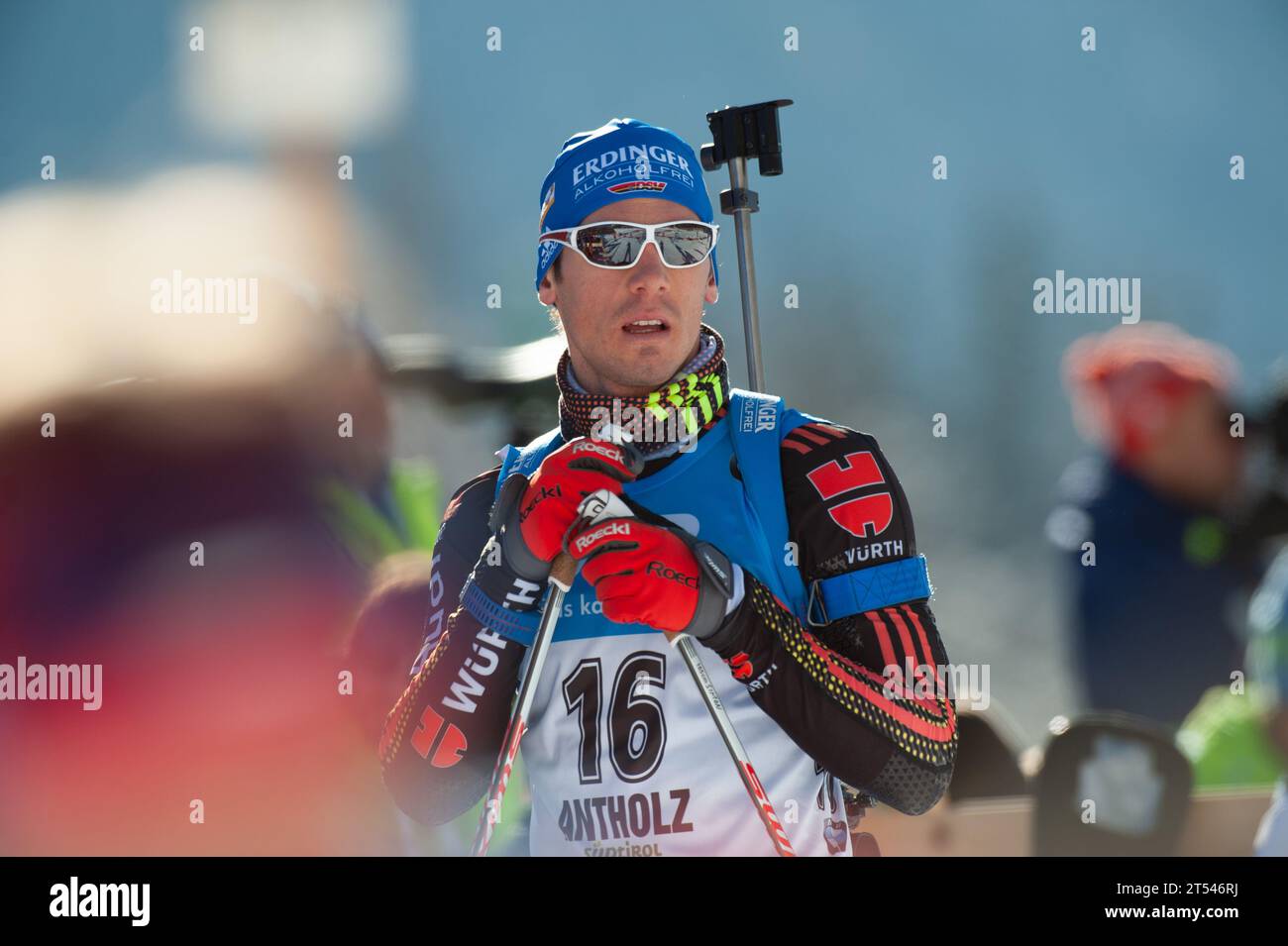 Simon Schempp Biathlon Welt Cup 10 KM Sprint der Herren in Antholz ...