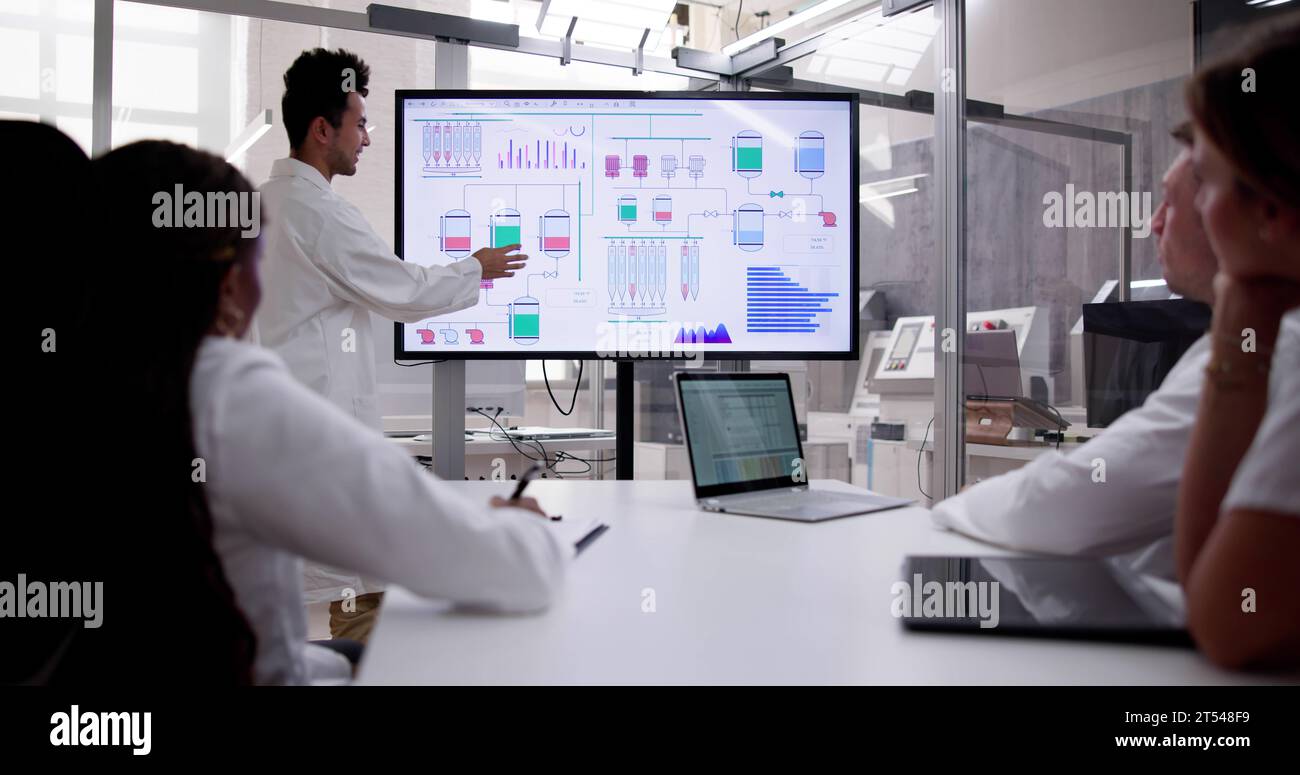 Factory Software Research And Project Design Team Meeting Stock Photo ...