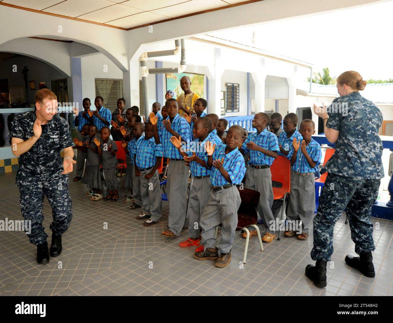 community relations, COMREL, GHA, Ghana, Naval Forces Europe Band ...