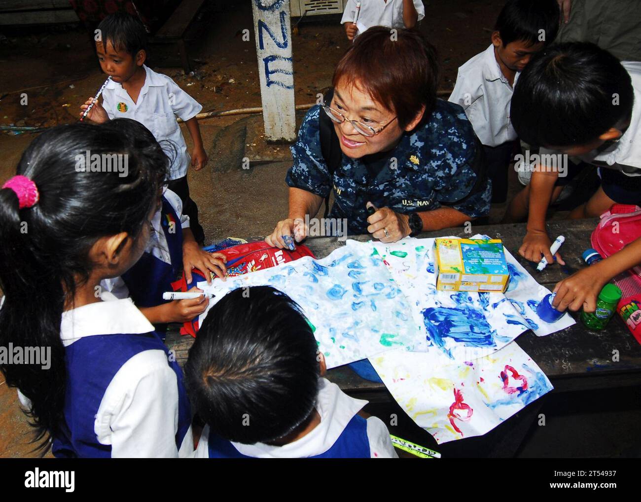 community service project, COMREL, hospital ship, Military Sealift ...