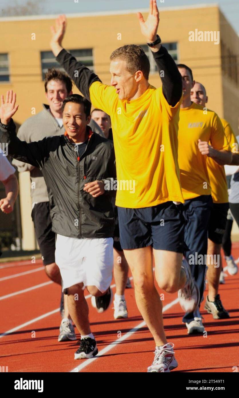 Community Service, navy, people, physical training, PT, U.S. Navy, USS ...