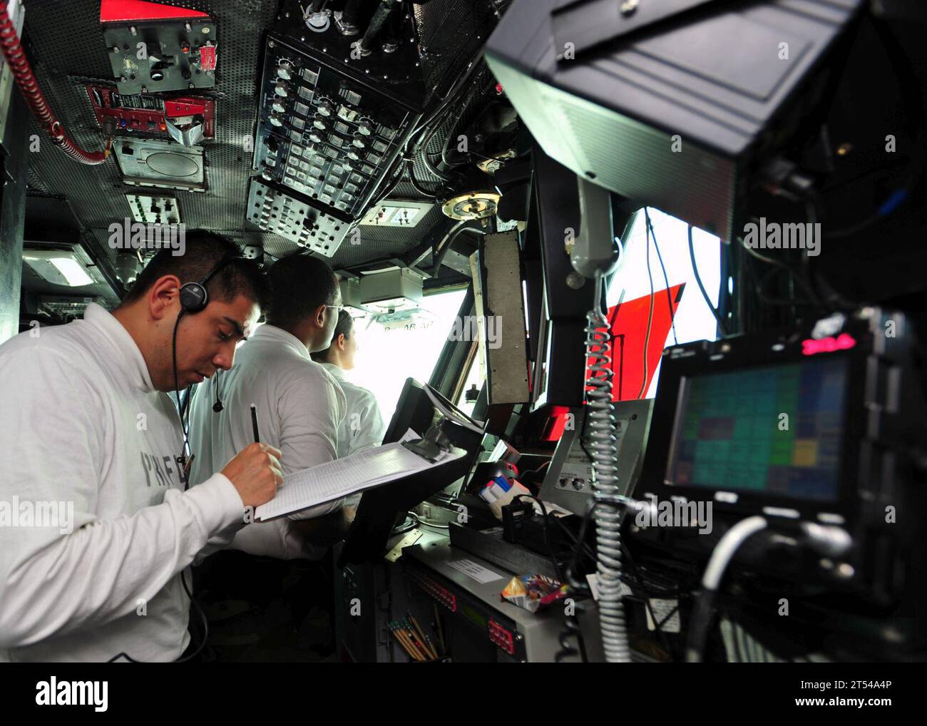 COMPTUEX, CVN 65, flight ops, prifly, primary flight control, USS ...