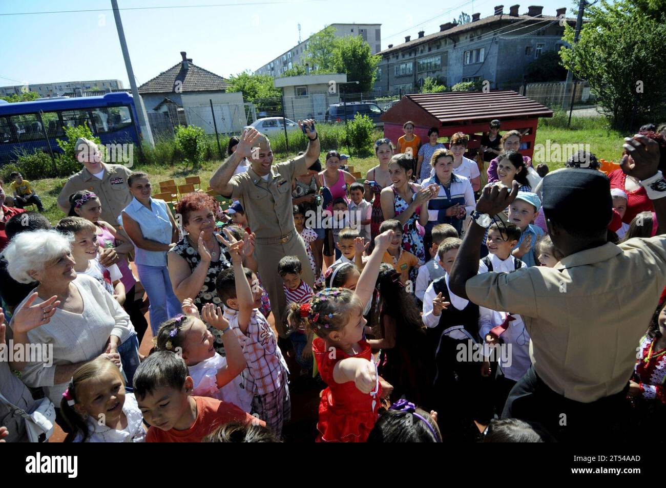 COMREL, Constanta, CRUISER, Project Handclasp, Romania, Sailors, U.S ...