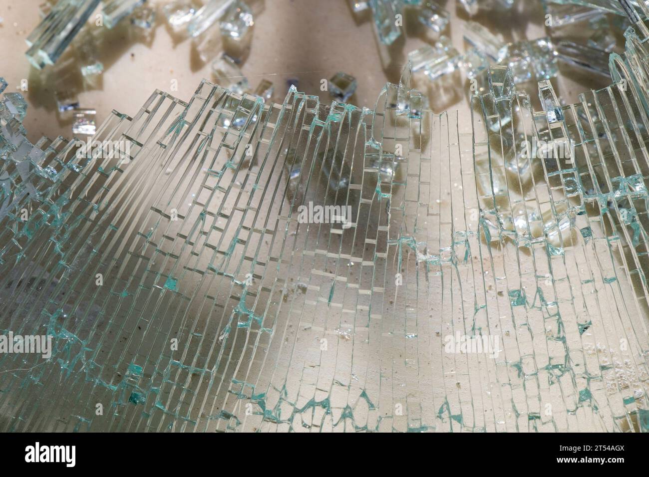Broken glass background, shadows and lights Stock Photo - Alamy