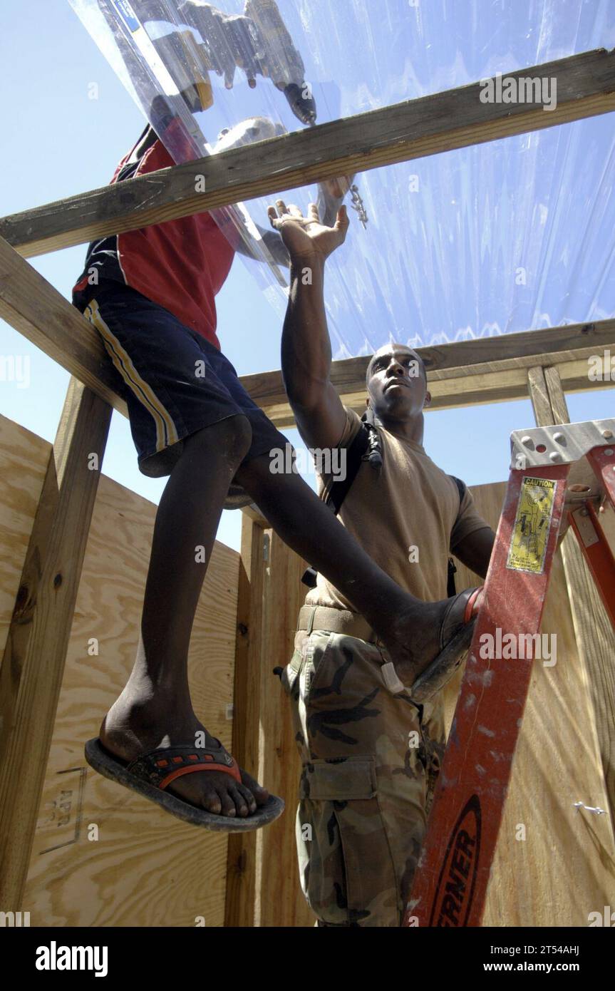 COMREL, DISASTER AID, food, Haiti, Kearsarge, medical, relief Stock ...