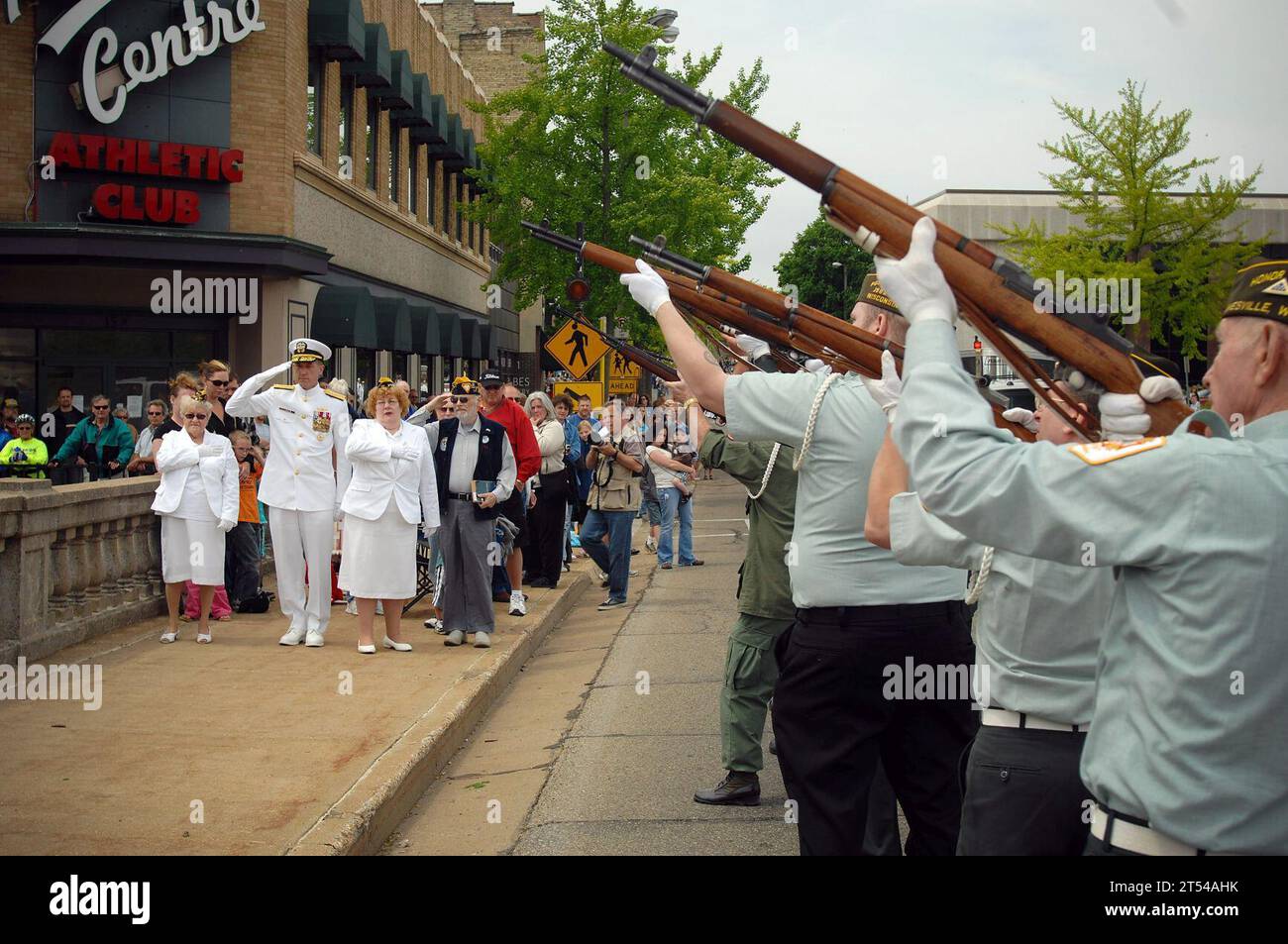 COMREL, dress whites, formation, people Stock Photo - Alamy