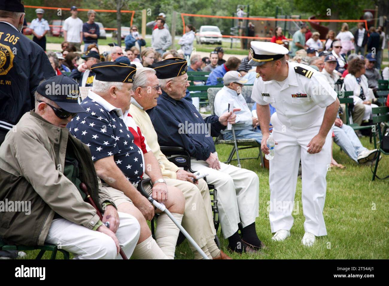 COMREL, dress whites, formation, people Stock Photo - Alamy