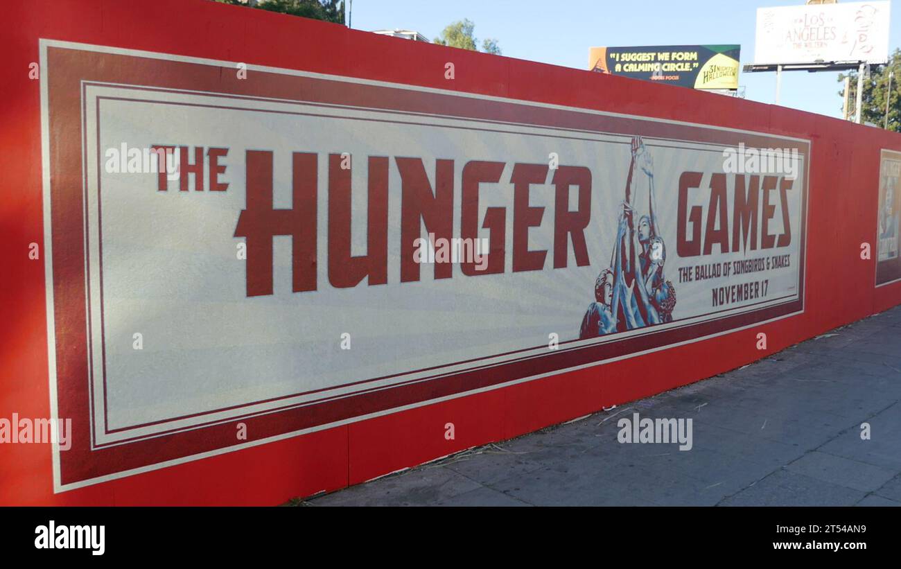 Los Angeles, California, USA 2nd November 2023 The Hunger Games The ...