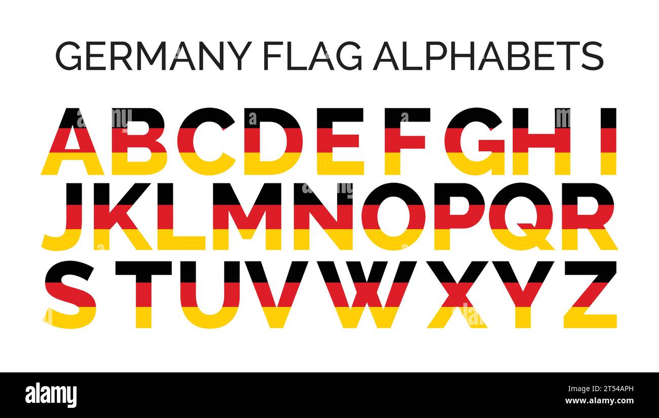 Flags with letters Cut Out Stock Images & Pictures - Alamy