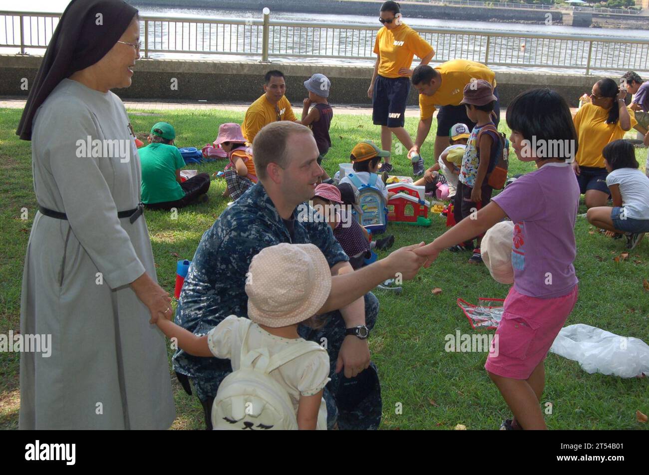 COMREL, Fujisawa City Milsono Orphanage, Japan, Sailors, U.S. Navy ...