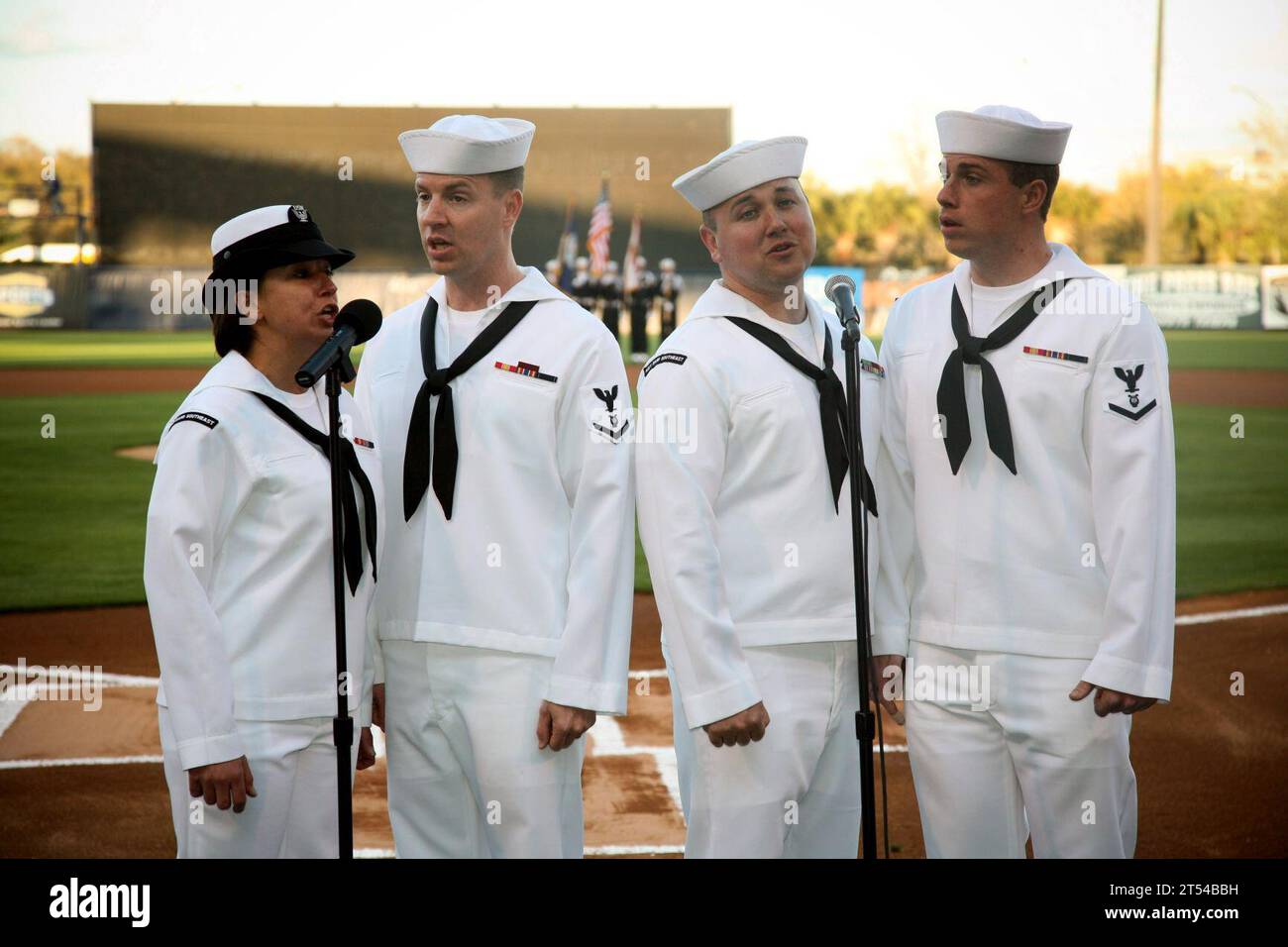 COMREL, National Anthem, navco, Navy Week, pre-season game, Sailors, U ...