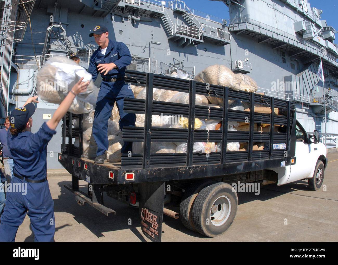 COMREL, USS Truxton Stock Photo - Alamy