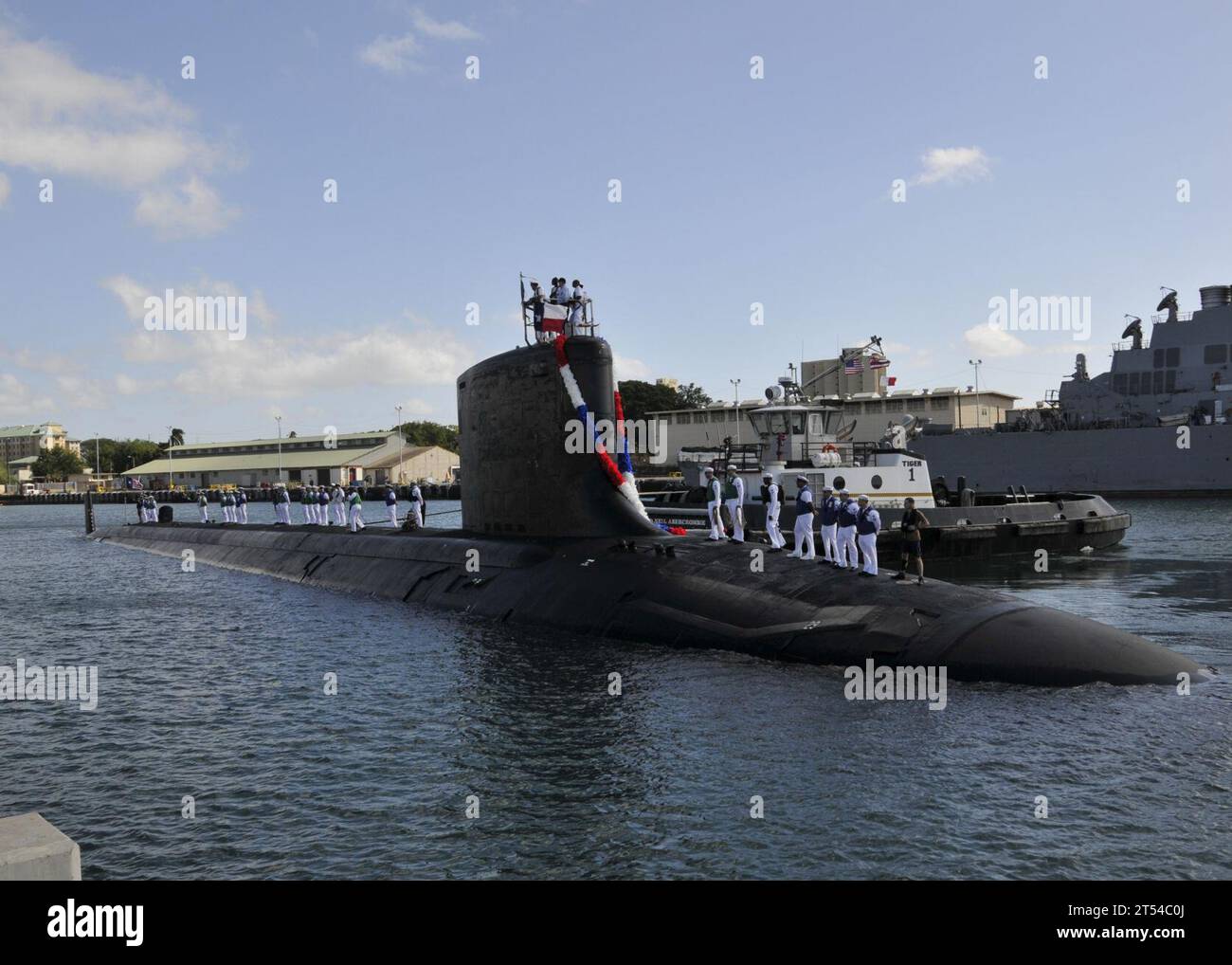 Comsubpac, Pearl Harbor, Submarine, USS Texas Stock Photo - Alamy