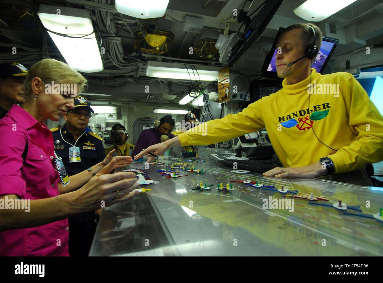 control, flight deck, gulf of thailand, handler, U.S. Ambassador to ...