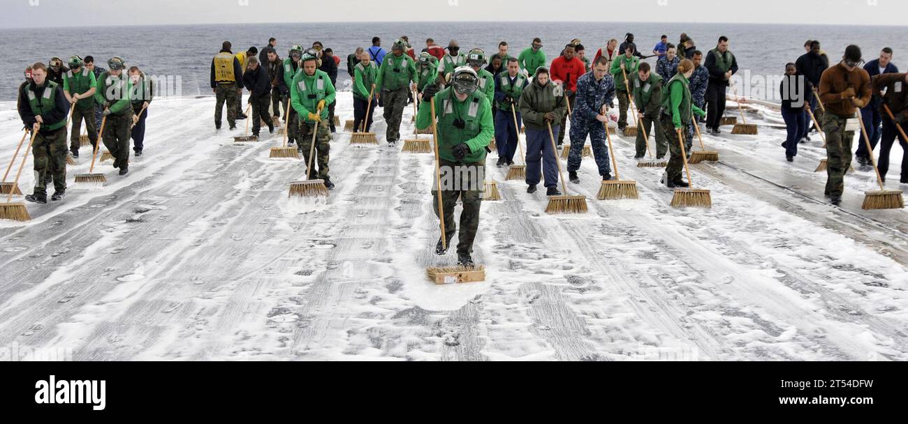 counter measure wash down, flight deck, Forward Deployed, GW, Pacific ...