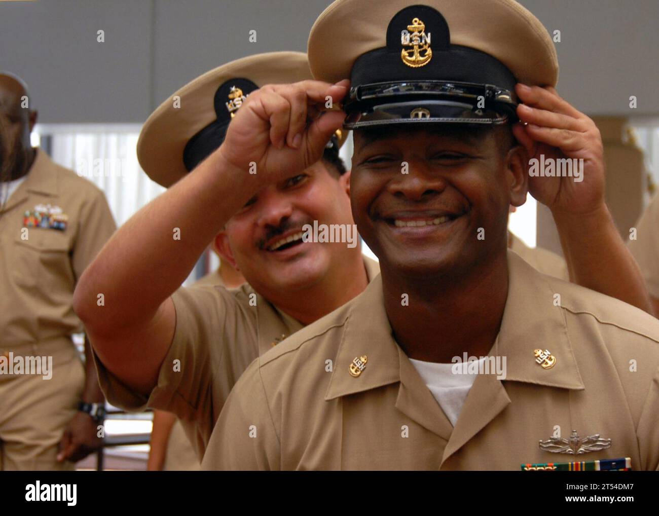 CPO cover, CPO pinning ceremony, HAWAII, Naval Station (NAVSTA) Pearl ...