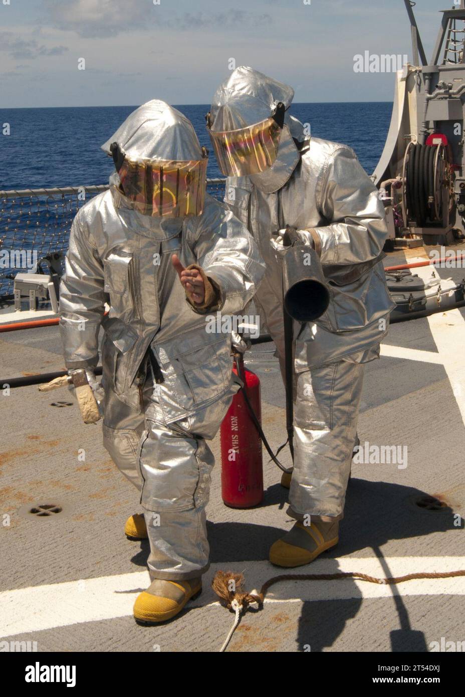 crash and smash, destroyer, firefighting, flight deck, Japan, Sailors ...