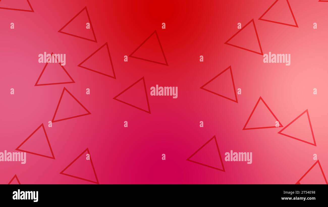 CG image of red background including triangle shaped object Stock Photo ...