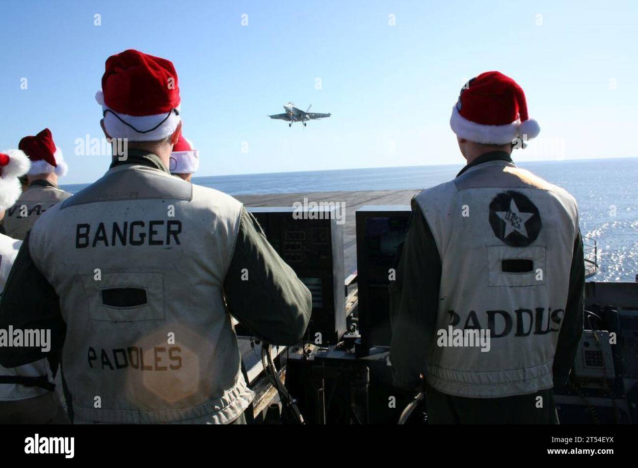CVN 68, Landing Signal Officers, LSO, USS Nimitz Stock Photo - Alamy