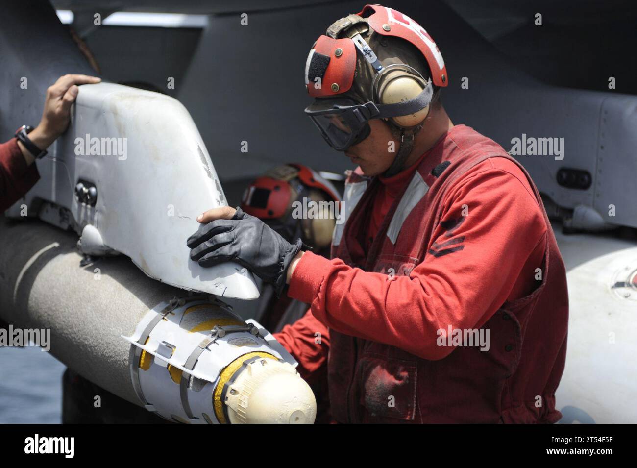 CVN 69, Dwight D., EISENHOWER, flight deck, IKE, people, Red Shirt ...