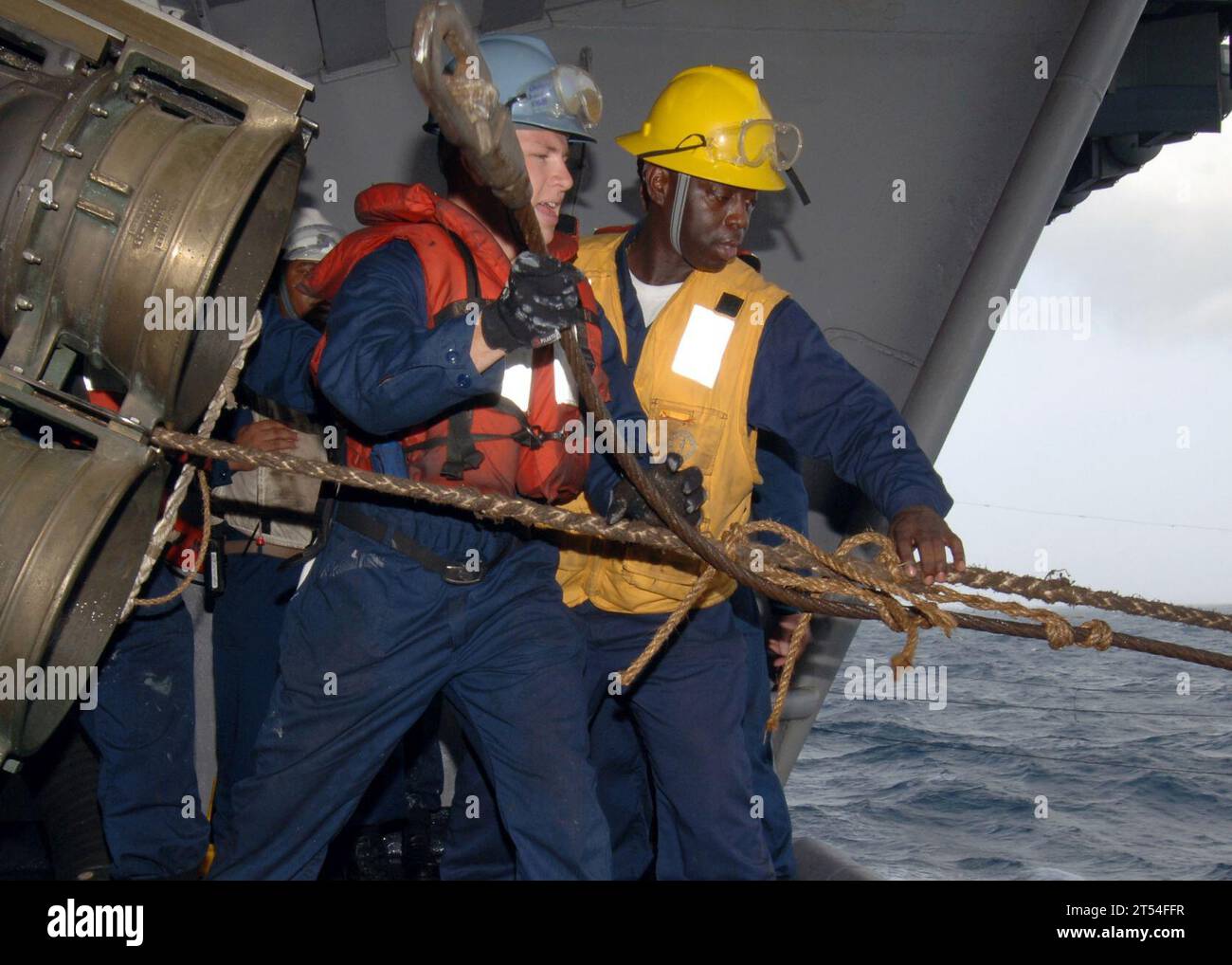 CVN 73, deck department, replenishment-at-sea, USNS Pecos (T-AO 197 ...