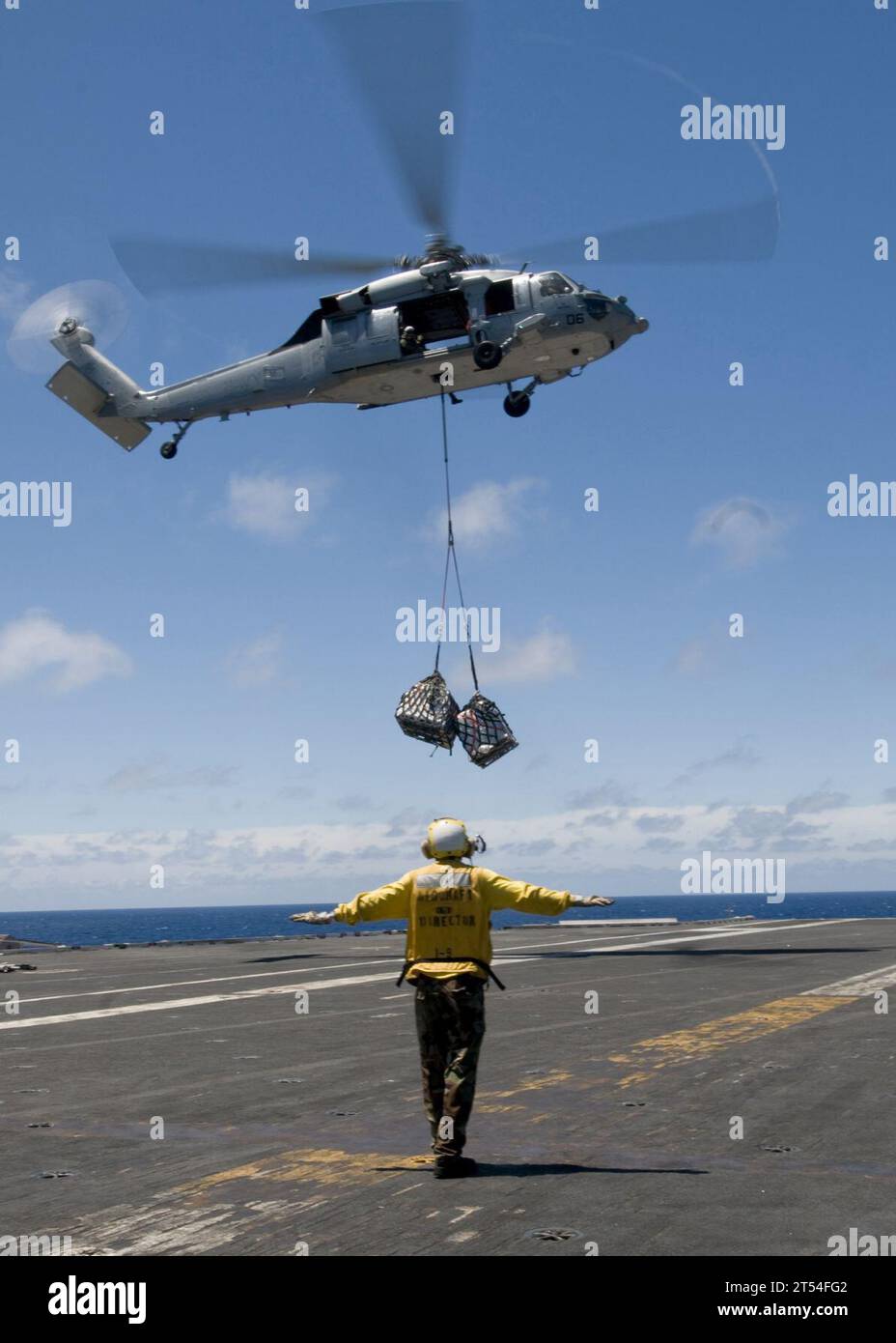 CVN 73, flight deck, GW, HSC-25, MH-60S Sea Hawk helicopter, Sailor, U.S. navy , USS George ...